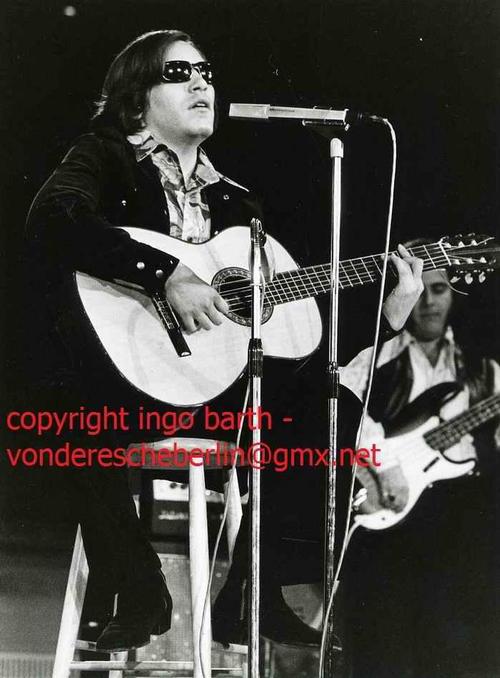 Ingo Barth - 1973 - Handsigniertes Portrait: Jose FELICIANO - Handabzug ...