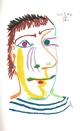 Pablo Picasso - Pablo Picasso "Man's Face" Verkocht | Kunstveiling.nl