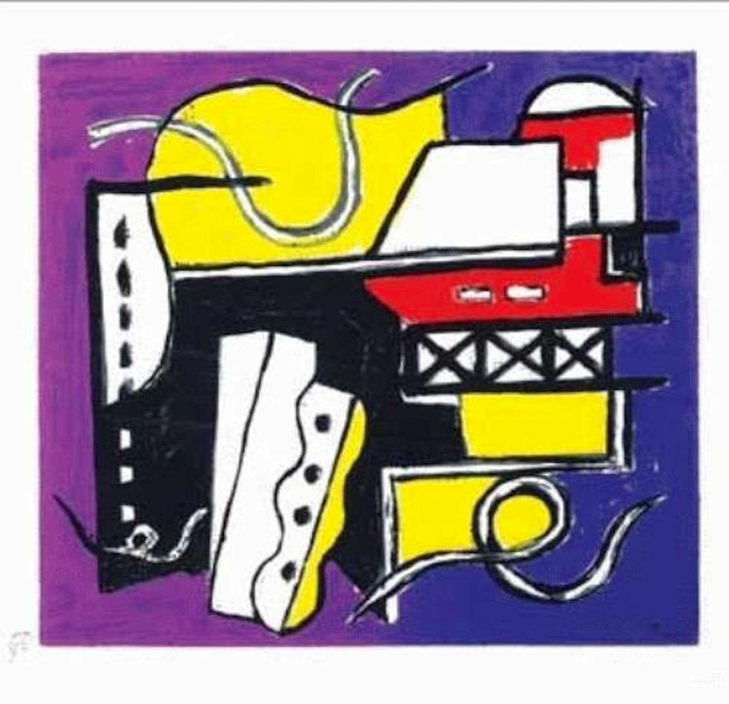 Want To Buy Fernand Leger Silkscreen In Colors On Wove Paper 1954 
