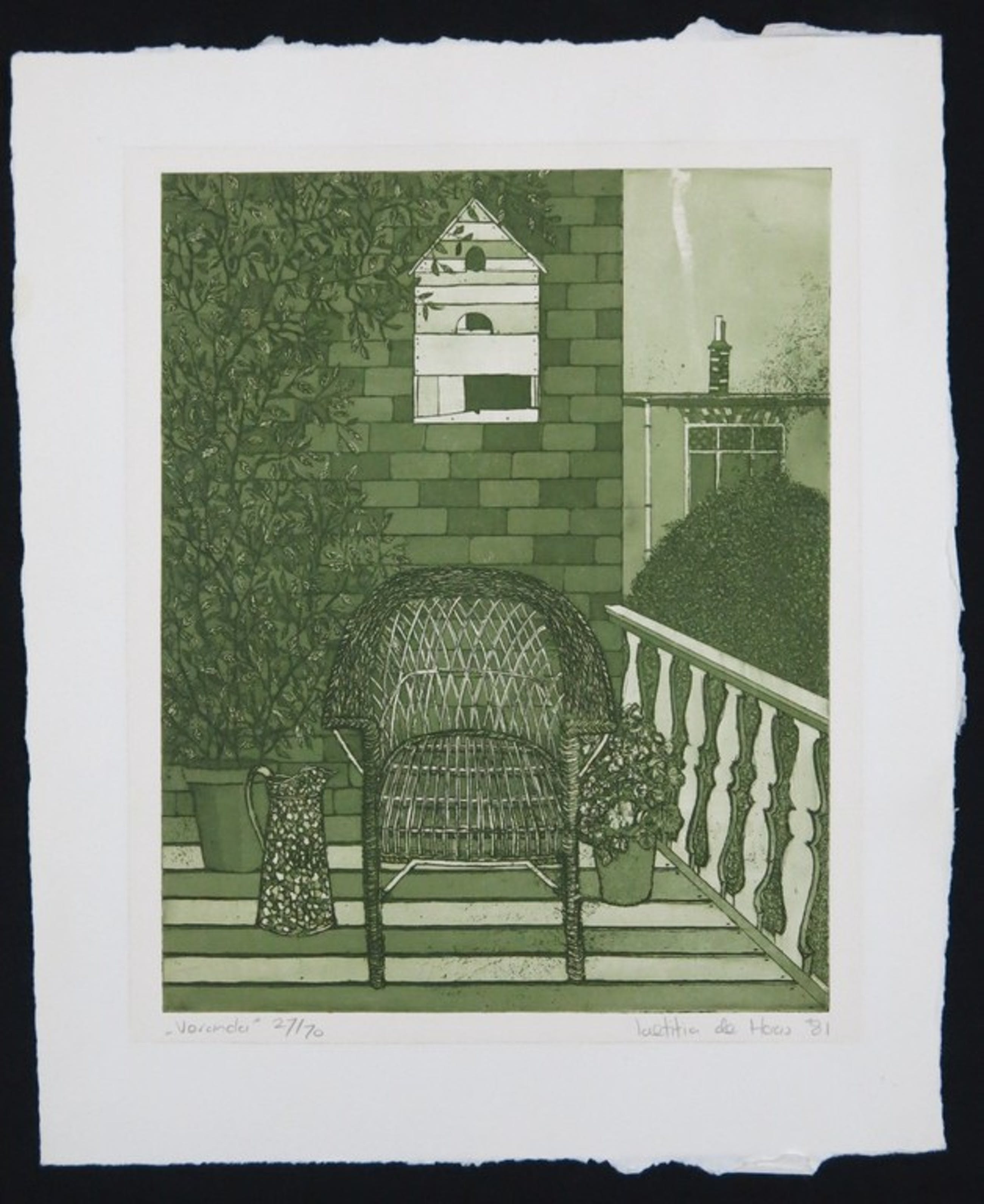Laetitia de Haas - Laetitia de Haas: Ets en Aquatint, Veranda Verkocht ... Laetitia de Haas - Laetitia de Haas: Ets en Aquatint, Veranda Verkocht ...