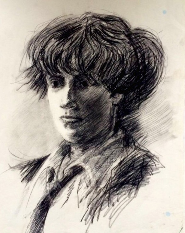 Peter Klashorst - Peter Klashorst: Vroeg (Zelf)portret ca. 1981 ... Peter Klashorst - Peter Klashorst: Vroeg (Zelf)portret ca. 1981 ...