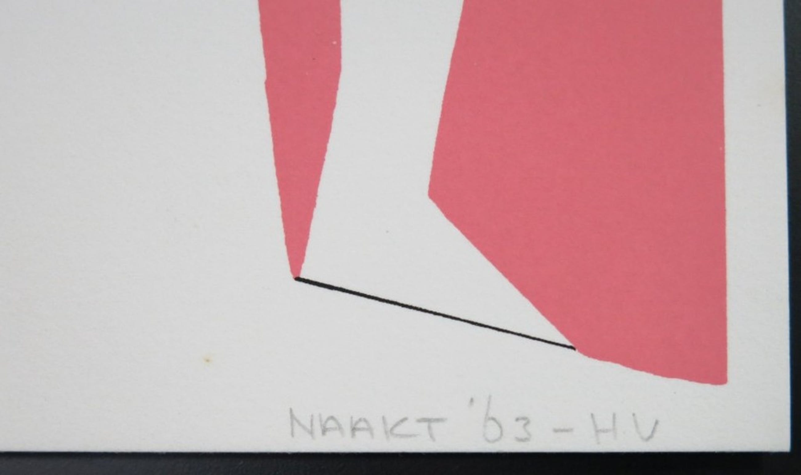 Hendrik Valk - Hendrik Valk: Zeefdruk, Naakt Verkocht | Kunstveiling.nl