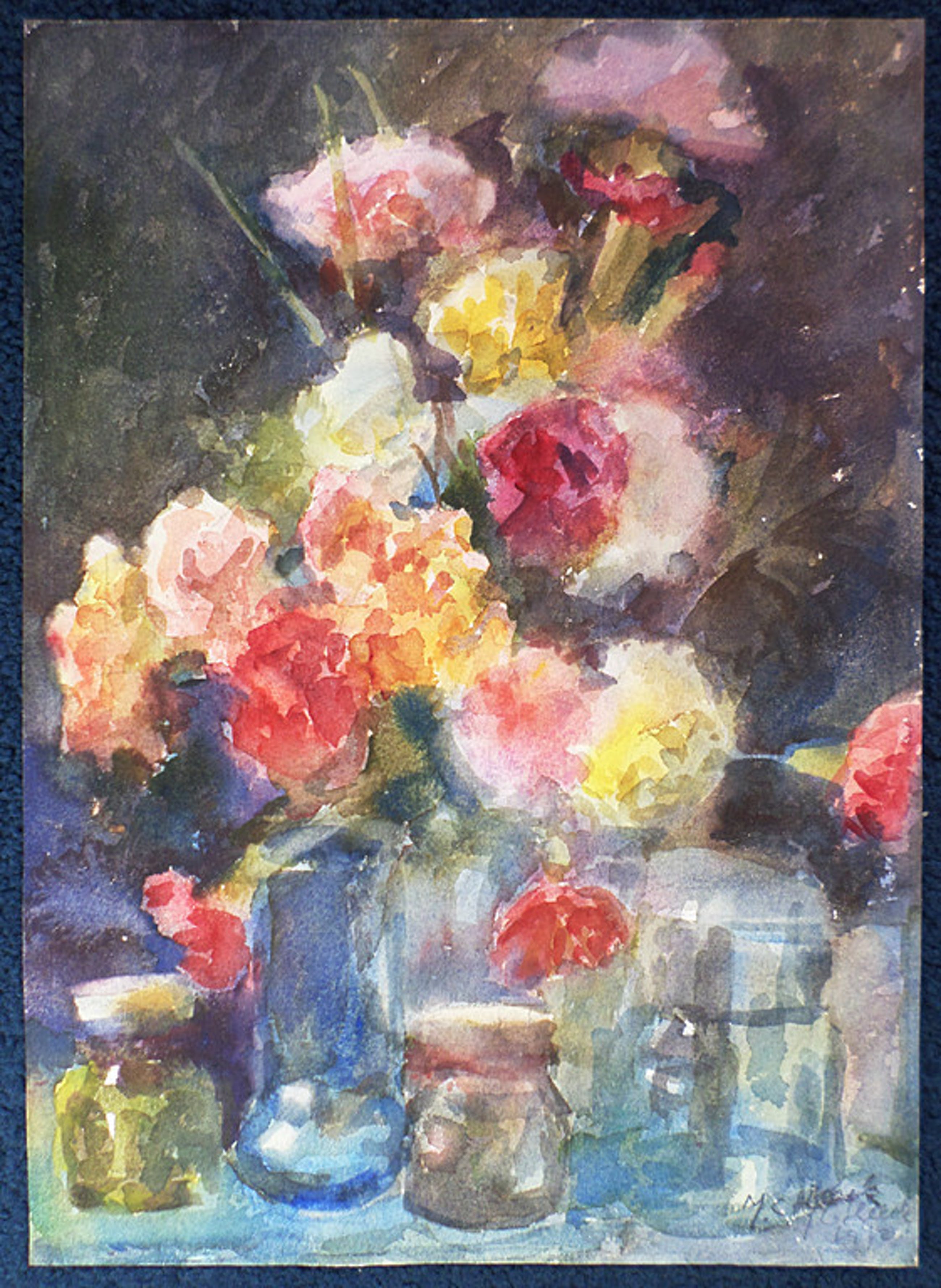 Cor Heeck - Laatste keer: Cor Heeck - Bloemstilleven, aquarel Verkocht ...