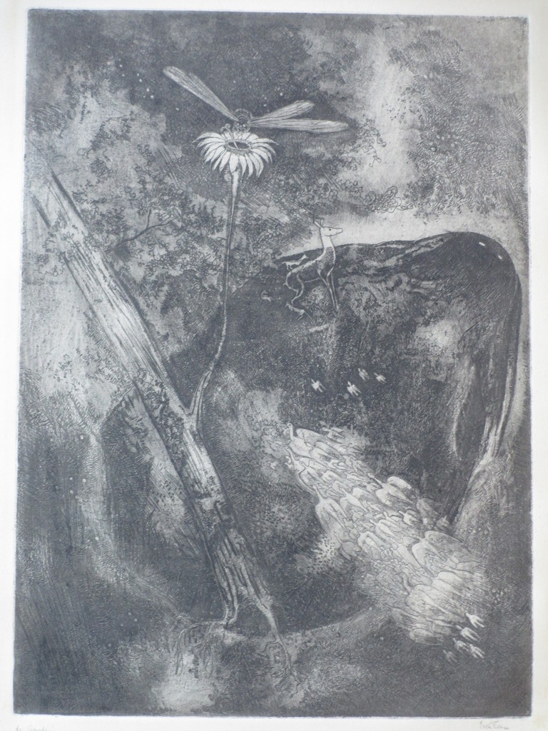 Etie van Rees - Etie van Rees, De Garde, Ets Verkocht | Kunstveiling.nl