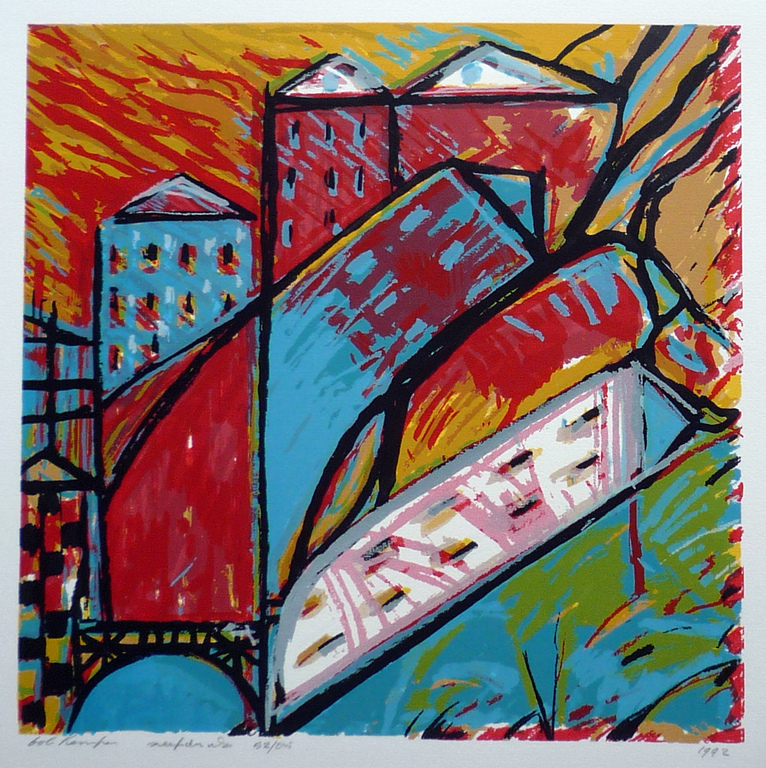 Bob Kemper - De Rode Stad Verkocht | Kunstveiling.nl