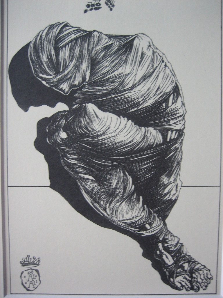 Salvador Dali - Salvador Dali - Wrapped Body - Lithografie - oplage ...