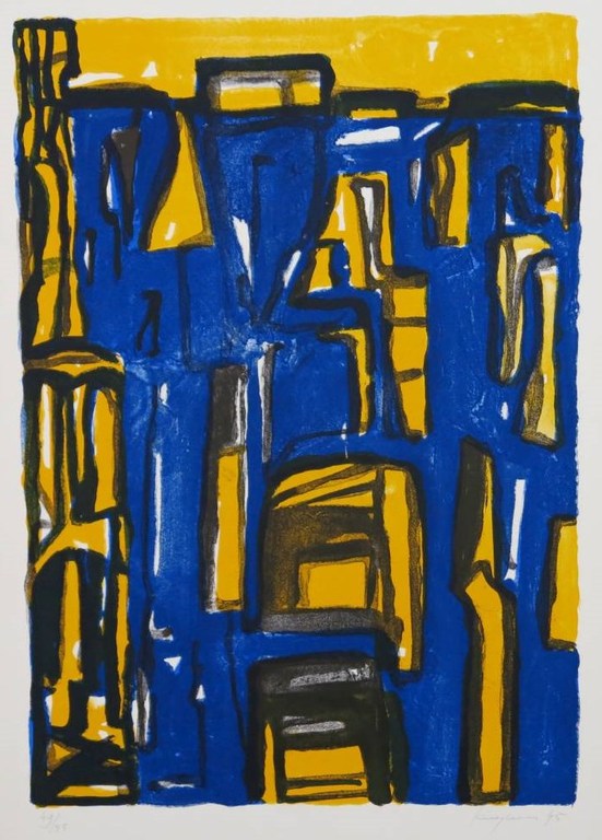 Theo Kuijpers - Theo Kuijpers, zeefdruk: Zonder titel Verkocht ...