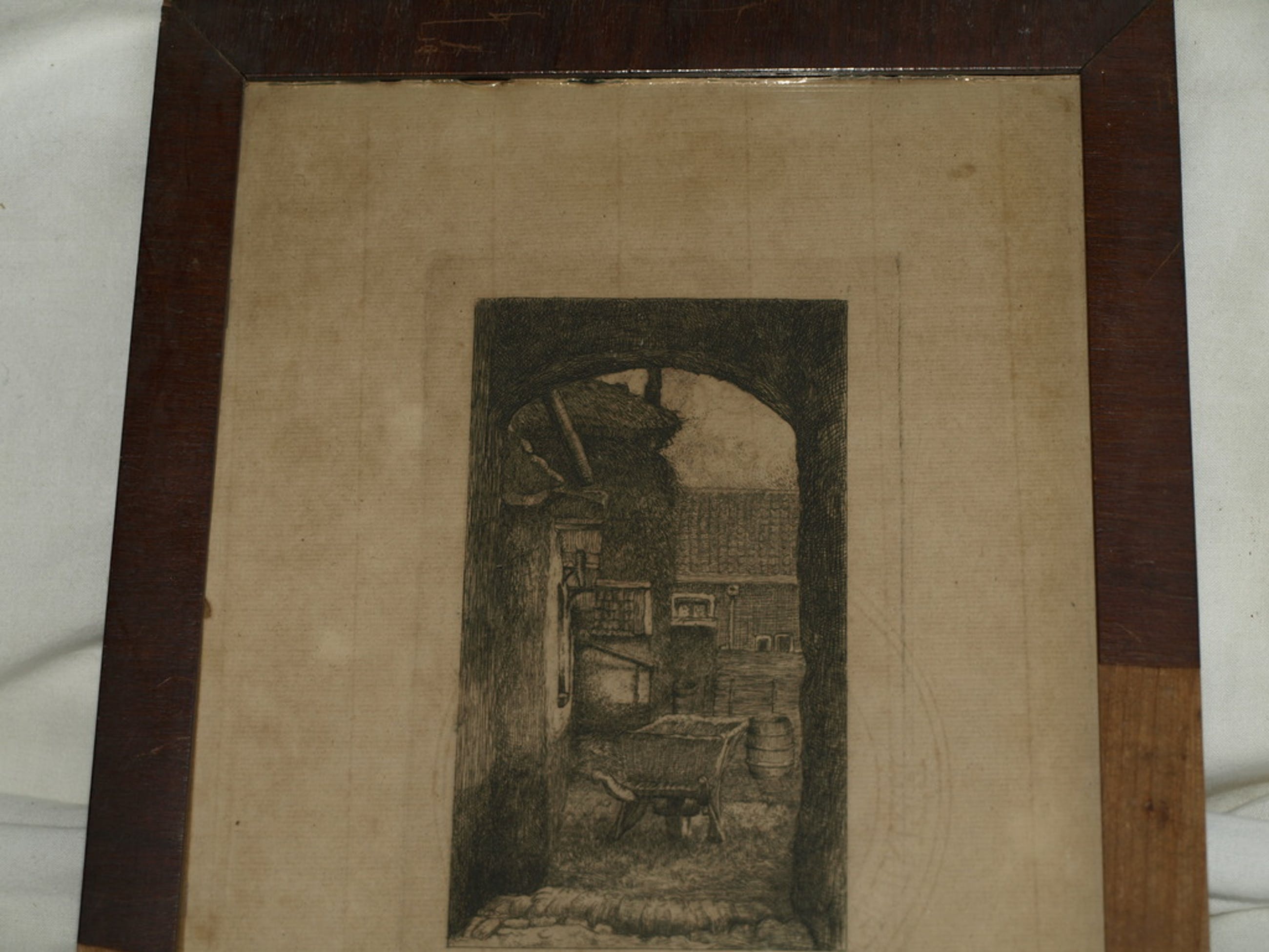 Willem van Leusden - Willem van Leusden (1886-1974) – Ets - Boerderij ...