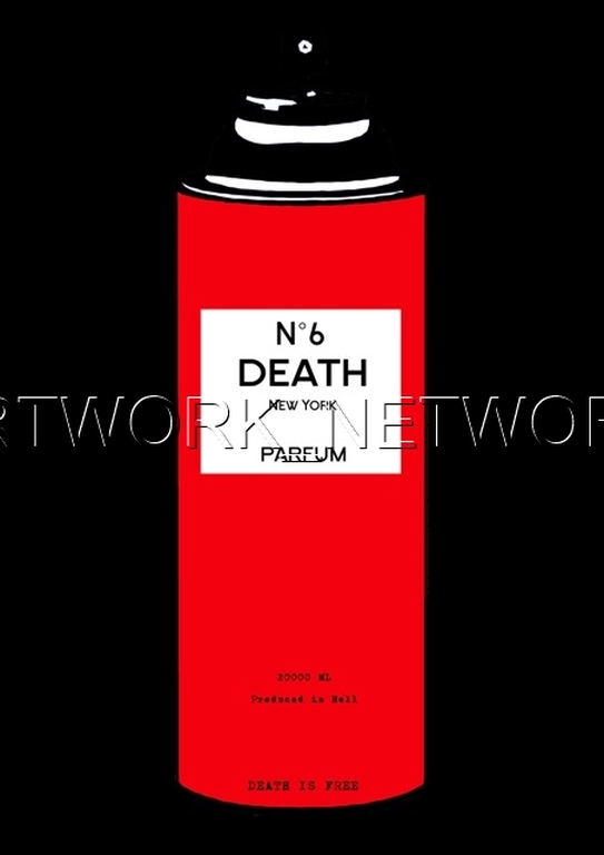 Large Print Painting "Death n°6 Spray" Signed Numbered A/P or 1 to 100 ...