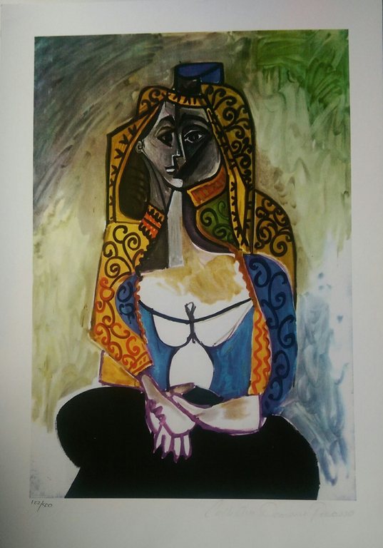 Pablo Picasso - Pablo Picasso - Giclee-turkse sjaal Verkocht ...