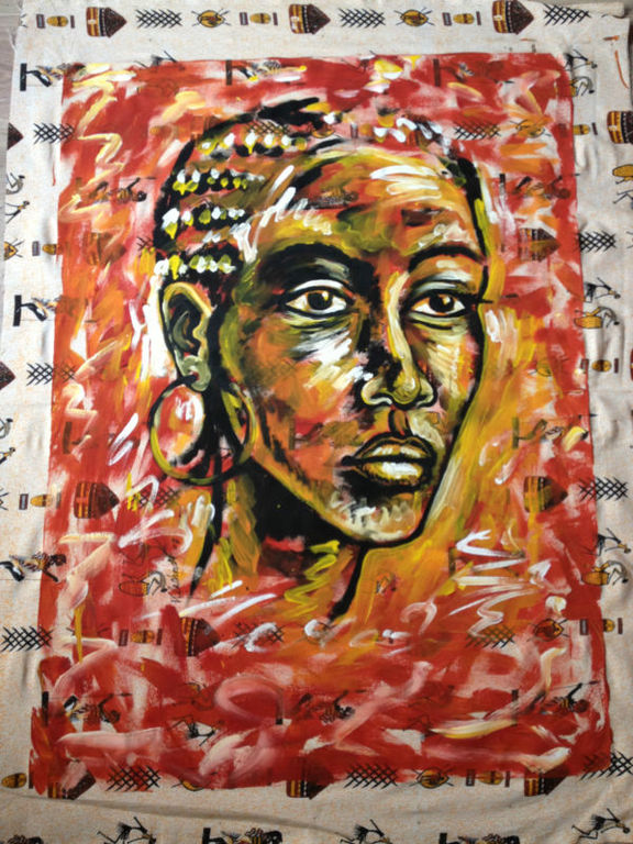 Peter Klashorst origineel schilderij 120 x 90 cm Verkocht | Kunstveiling.nl