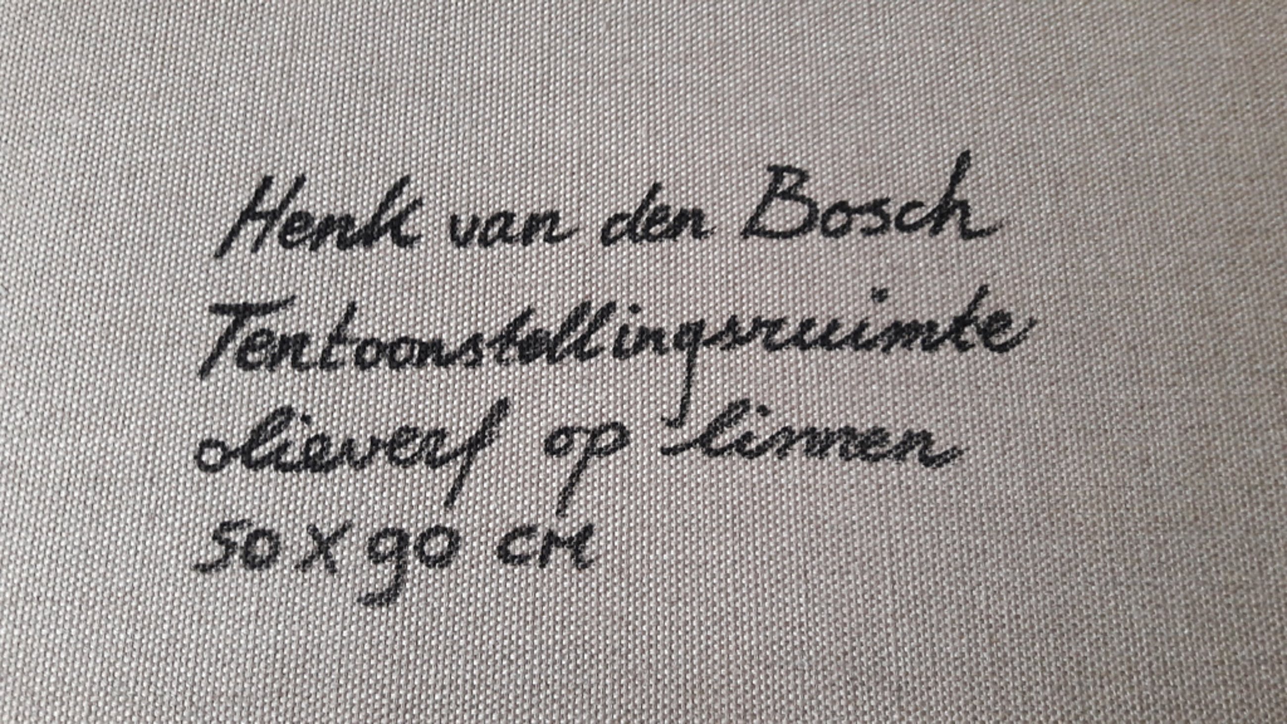 Henk van den Bosch - Henk van de Bosch , titel: tentoonstellingsruimte ...