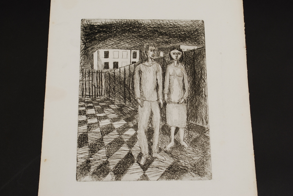 Ernst Vijlbrief - ERNST VIJLBRIEF (1934-2010) vroege ets op papier ...