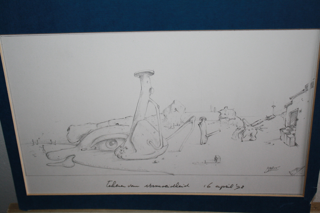 Joseph Bruyn - SURREALISME - J BRUYN UTRECHT - STUDIE WERK Verkocht ...