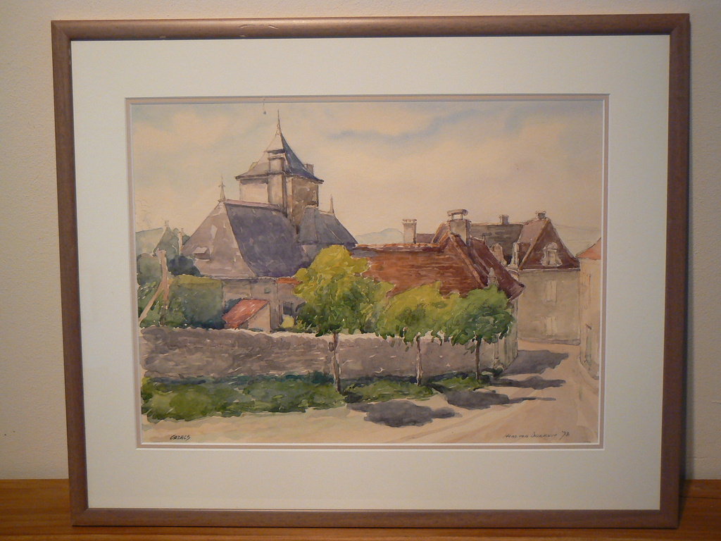 Hans van Dokkum - Hans van Dokkum (1908-1995) -- aquarel Verkocht ...