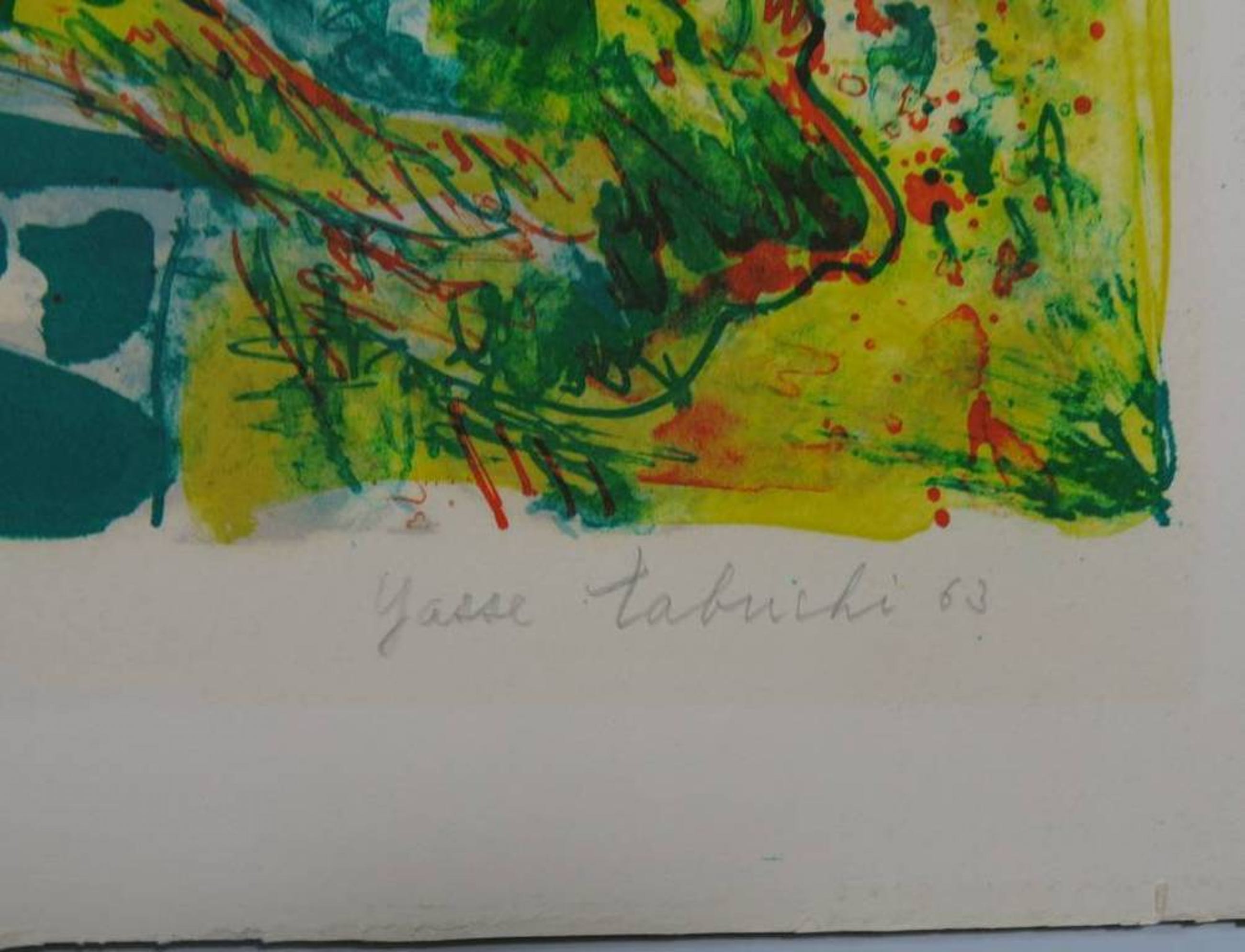 Yasse Tabuchi - Yasse Tabuchi: Kleurlitho, Figuratieve abstractie ...