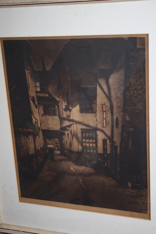 Jef Codron - STRAATJE BIJ NACHT - ETS - JEF CODRON Verkocht ...