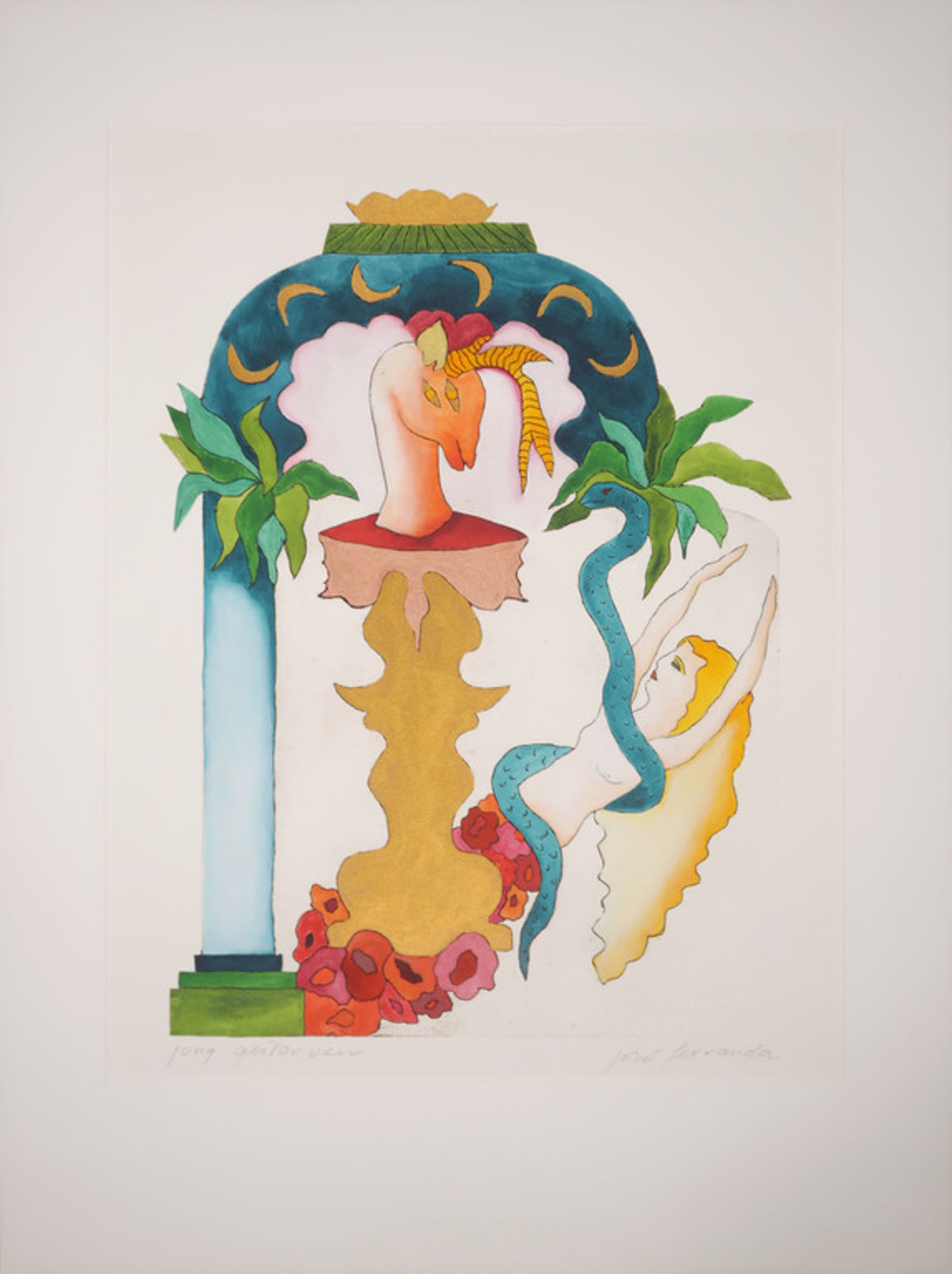 Jose Fernanda - Jose Fernanda: Handbewerkte Ets, Jong gestorven ...