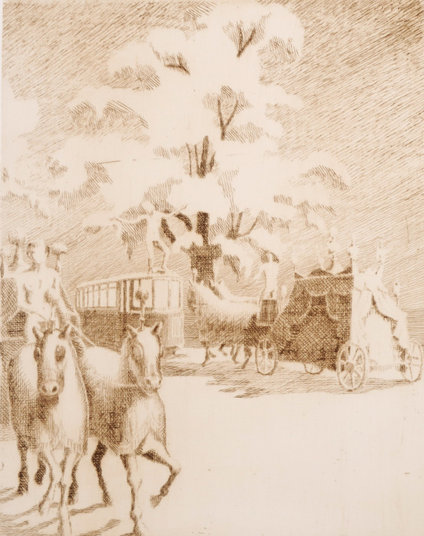 Herman Gordijn - Herman Gordijn: Ets + Gerrit Komrij: Gedicht, Waar ik ...