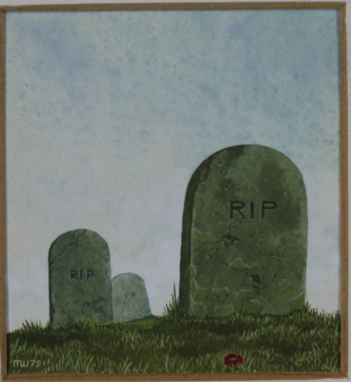 Ron Watts - Ron Watts, Miniatuur Gouache. Verkocht | Kunstveiling.nl