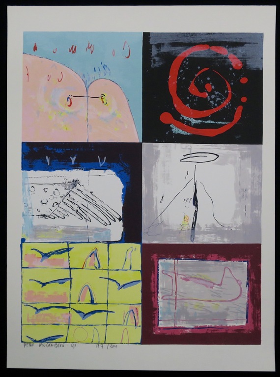 Peter Langenberg - Peter Langenberg: Zeefdruk, Zonder titel Verkocht ...