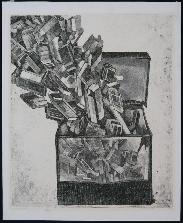 Wouter Hoogendijk: Ets, Doos van Pandora Verkocht | Kunstveiling.nl