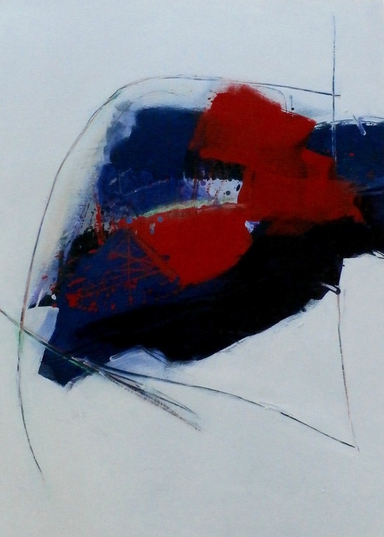 Arty Grimm - Arty Grimm - schilderij: Acryl op zeer dik papier - 1988 Verkocht | Kunstveiling.nl