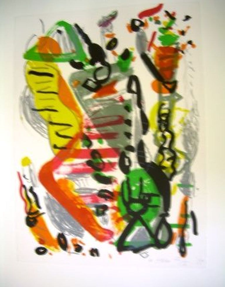 Jurjen de Haan - JURJEN de HAAN Groot Litho uit 1989 Handgesigneerd en ...