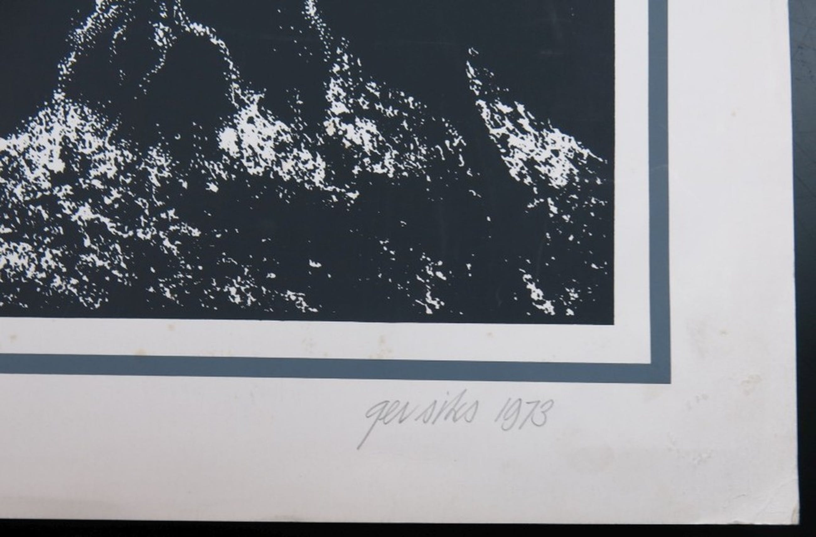 Ger Siks - Ger Siks: Zeefdruk, Boertange 1945 Verkocht | Kunstveiling.nl