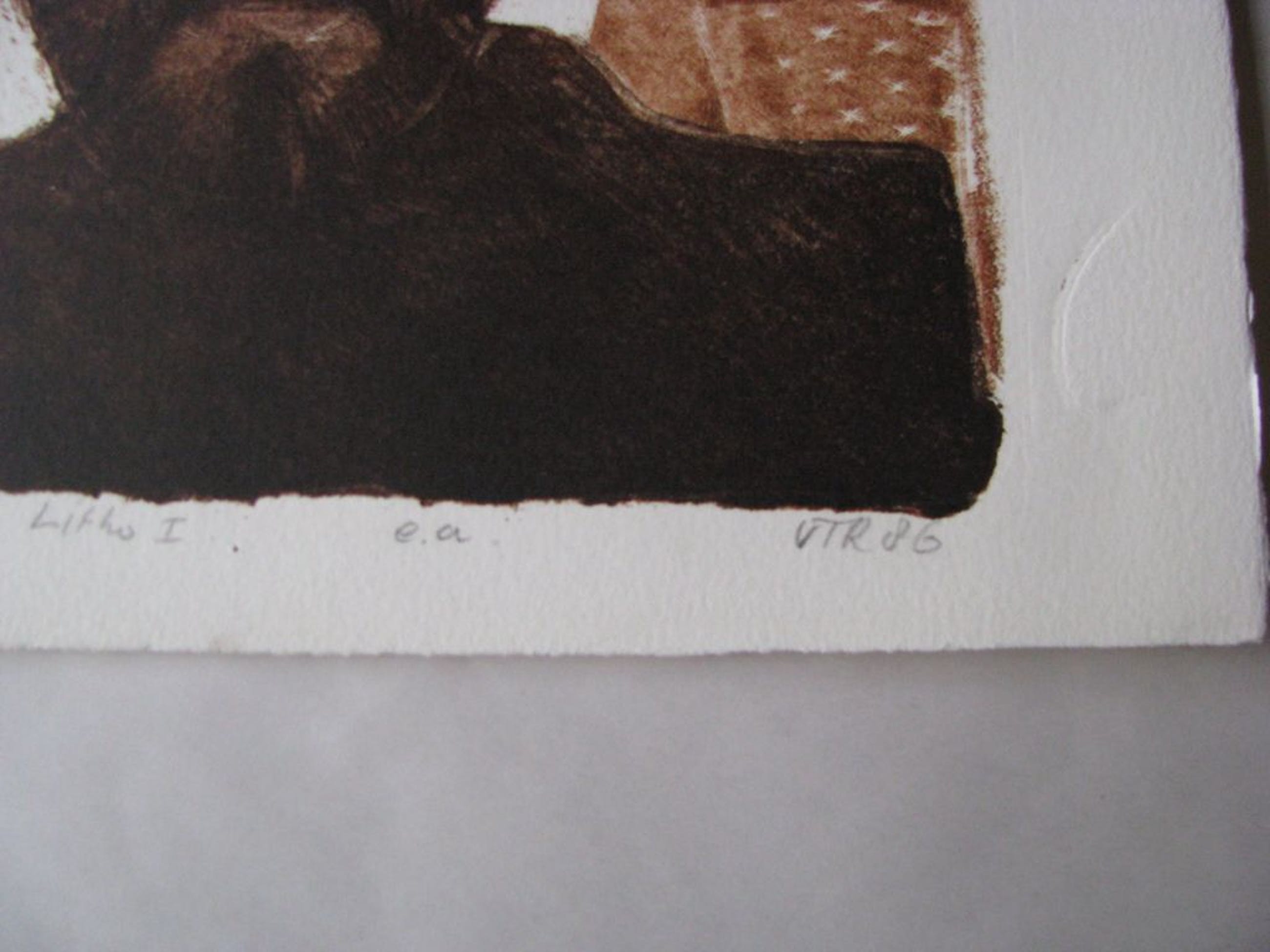 Peter van Poppel - Peter van Poppel, kleurenlitho, zelfportret Verkocht ...