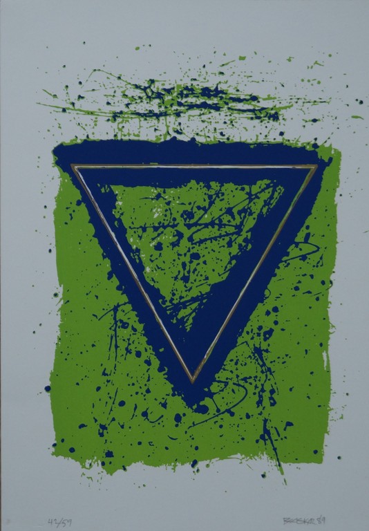 Bhaskar Hande - Bhaskar Hande - gesigneerde zeefdruk - 1989 Verkocht ...