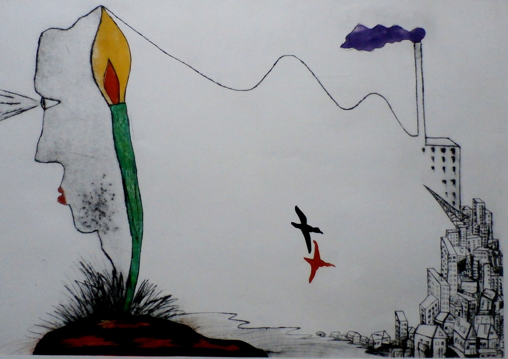 Wim Compier - Wim Compier - grote ets: Heimwee Verkocht | Kunstveiling.nl