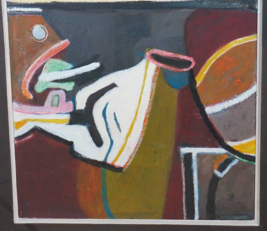 Wil van Leeuwen - Wil van Leeuwen: Olieverf op board, Geabstraheerd ...