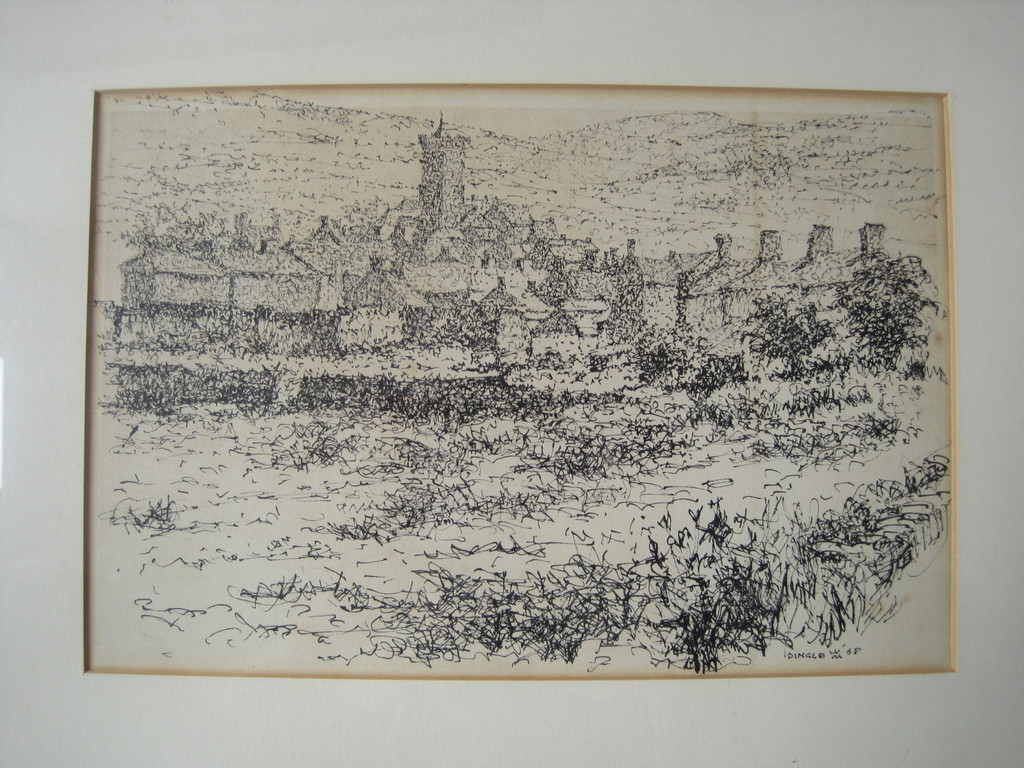 Willem Minderman - Willem Minderman 1910-1985 oostind inkt tekening ...