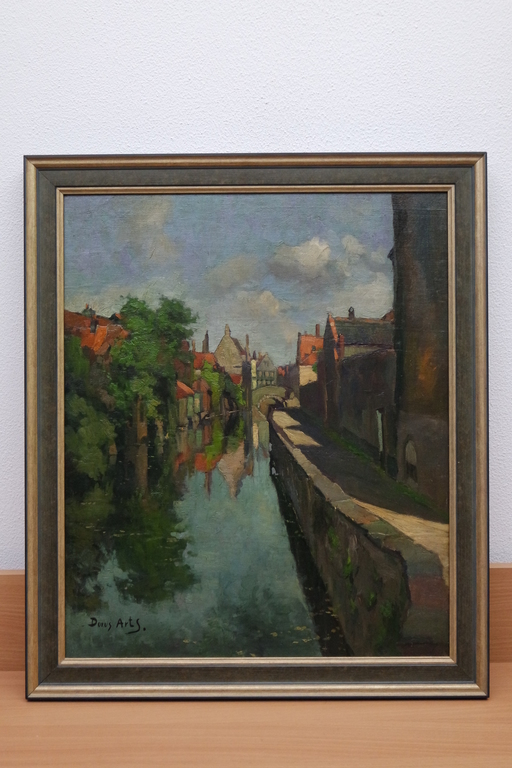 Dorus Arts - Dorus Arts (1901-1961) - olieverf op doek - stadsgezicht ...