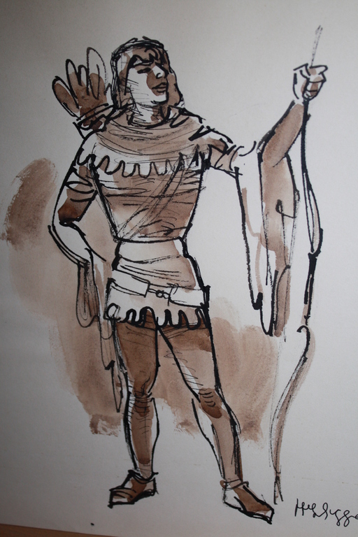 Harry J. van Piggelen - TEKENING BOOGSCHUTTER van HJ van PIGGELEN ...