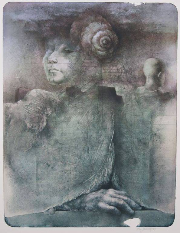 James Janicek - James Janicek: Litho, Compositie met verschillende ...