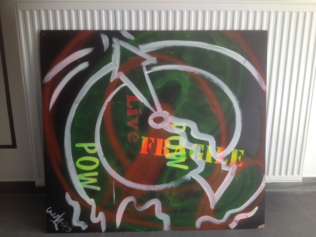 Crash - Schilderijgraffiti kunst graffiti pionier John 'Crash' Matos ...