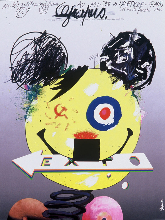 Pierre Bernard - Pierre Bernard & GRAPUS - Mickey - 1982. Verkocht ...