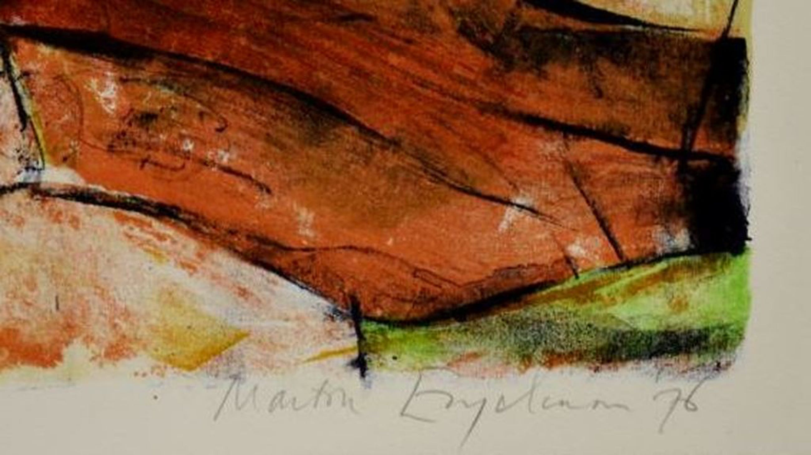 Martin Engelman: Kleurenlitho, Compositie met figuren Verkocht ...