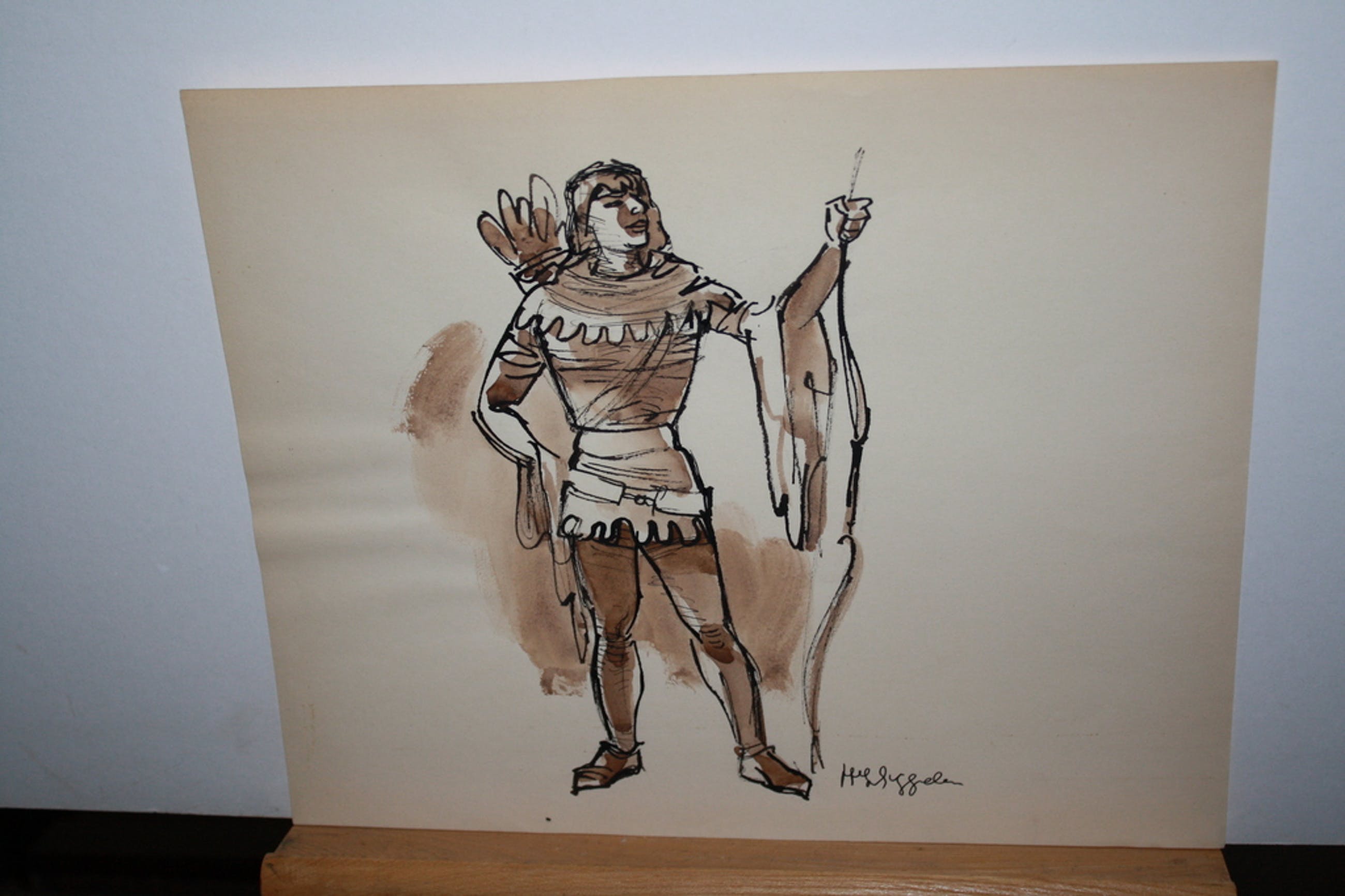 Harry J. van Piggelen - TEKENING BOOGSCHUTTER van HJ van PIGGELEN ...