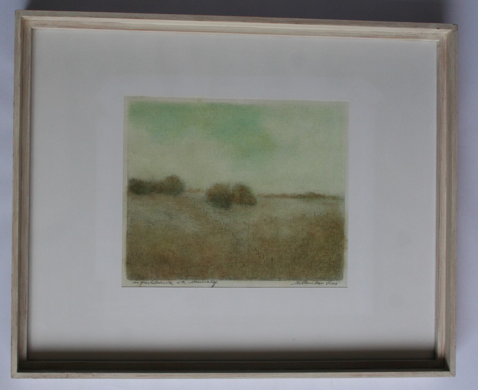 Willem van Hees - Willem van Hees - ingeschilderde ets - eenmalig ...