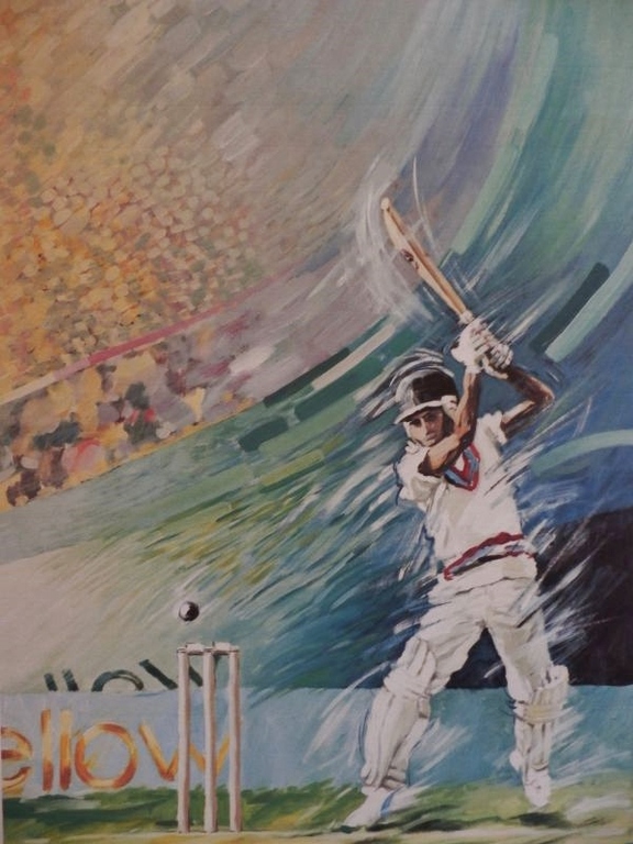 JAN HOFLAND Gr Kleurenzeefdruk ,,CRICKET,, Handgesigneerd Verkocht ...