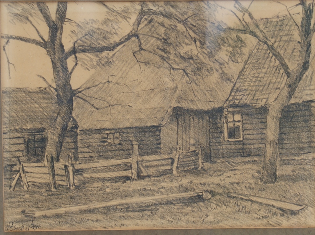 Frans Mars - Boerderij in Haalderbroek door Frans Mars, Zaanstreek ...