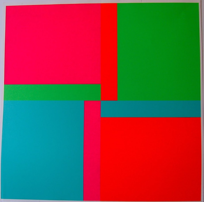LOHSE, zeefdruk, zonder titel, 1971 Verkocht | Kunstveiling.nl
