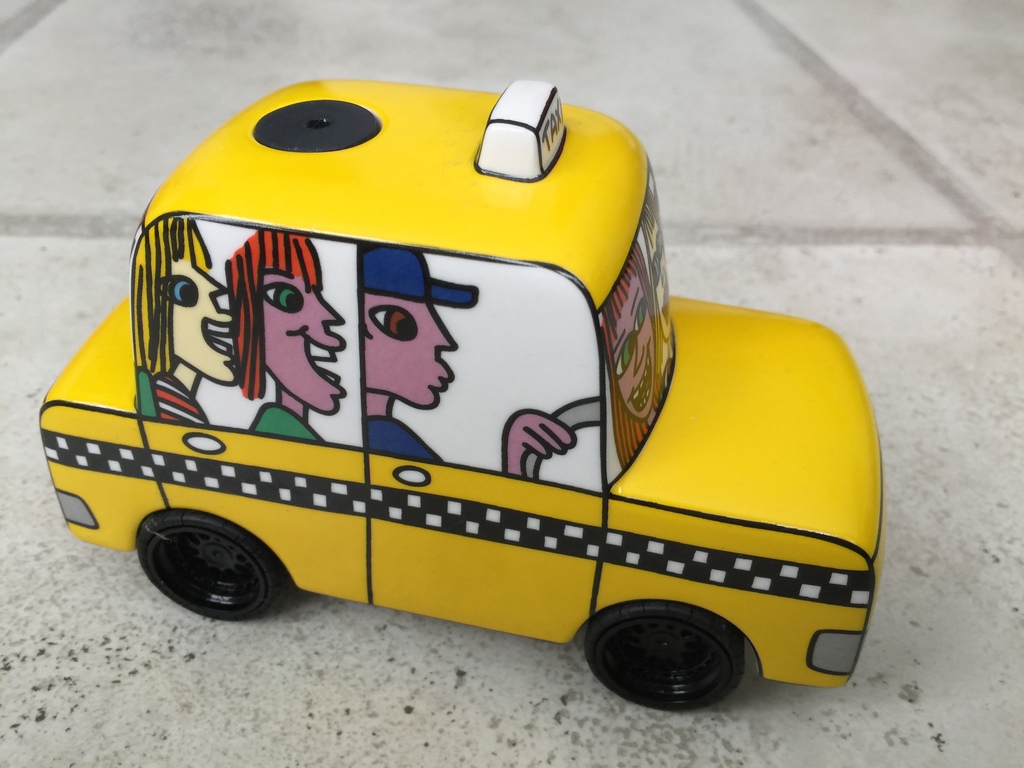 James Rizzi - A taxi to remember Verkocht | Kunstveiling.nl