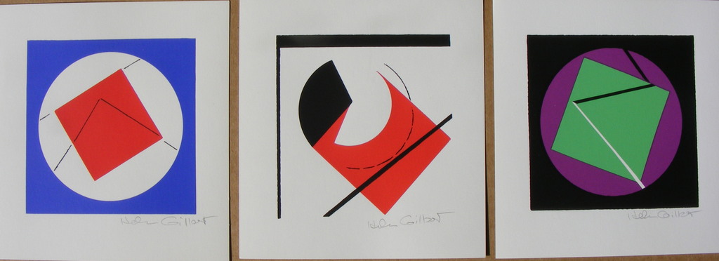 Helen Gilbert - Helen Gilbert, set van 3 originele litho's ...