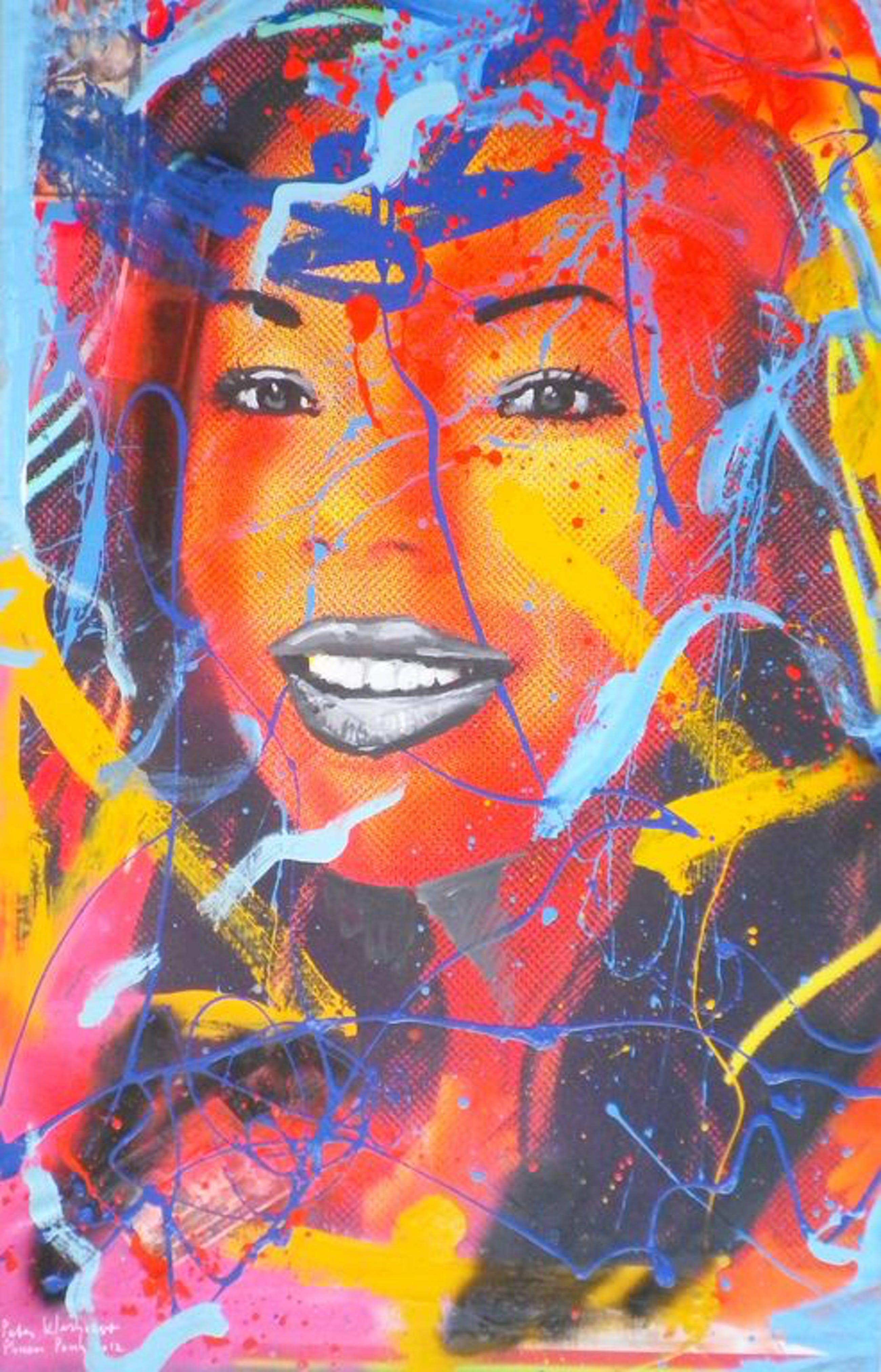 Peter Klashorst - 110 x 70 cm - Groot werk Verkocht | Kunstveiling.nl