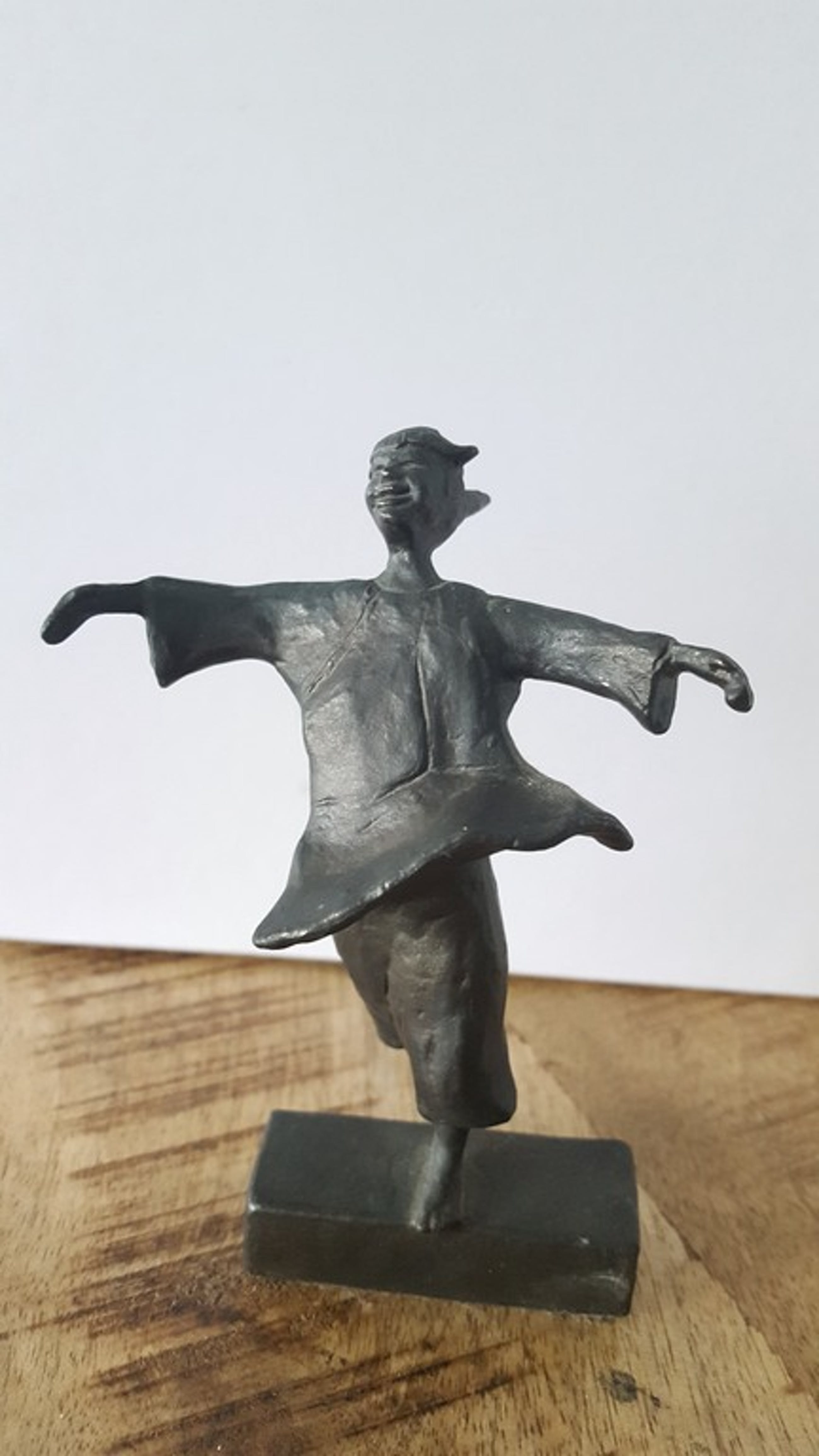 Corry Ammerlaan - Corry Ammerlaan: Bronzen beeldje 12cm, Unicef meisje ...