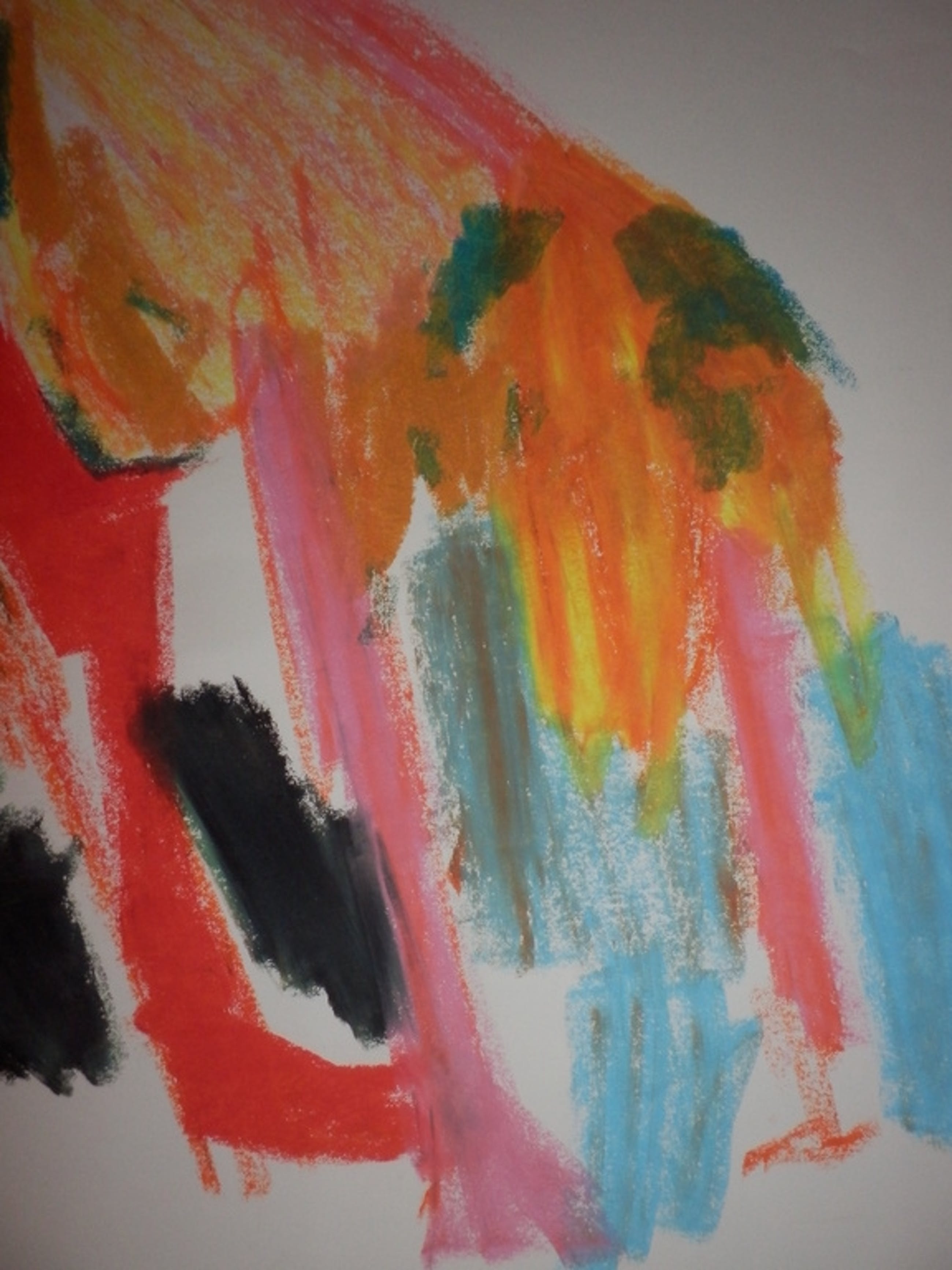 Juul Neumann - JUUL NEUMANN Pastelkrijttekening op papier ABSTRACT ...